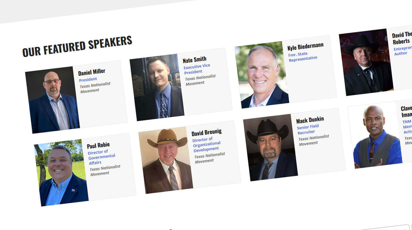 Texas Nationalist Movement | Contact Us